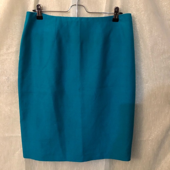 Kasper | Skirts | Kasper Company Silk Robin Blue Pencil Skirt | Poshmark